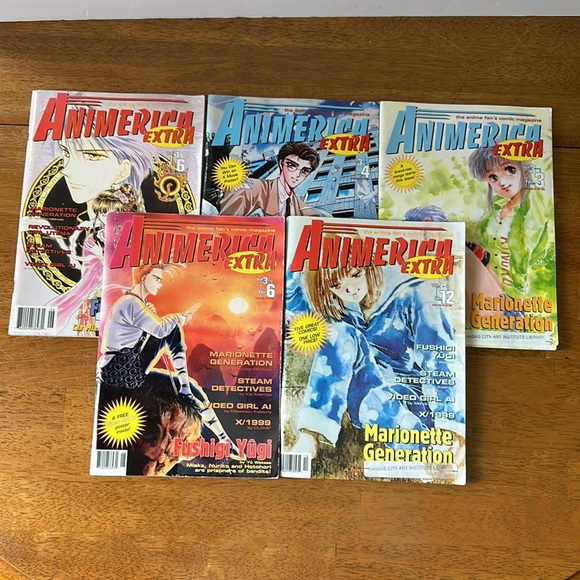 Other | Manga Anime Animerica Extra Comic Magazine Exlibrary Lot 5 Vtg ...